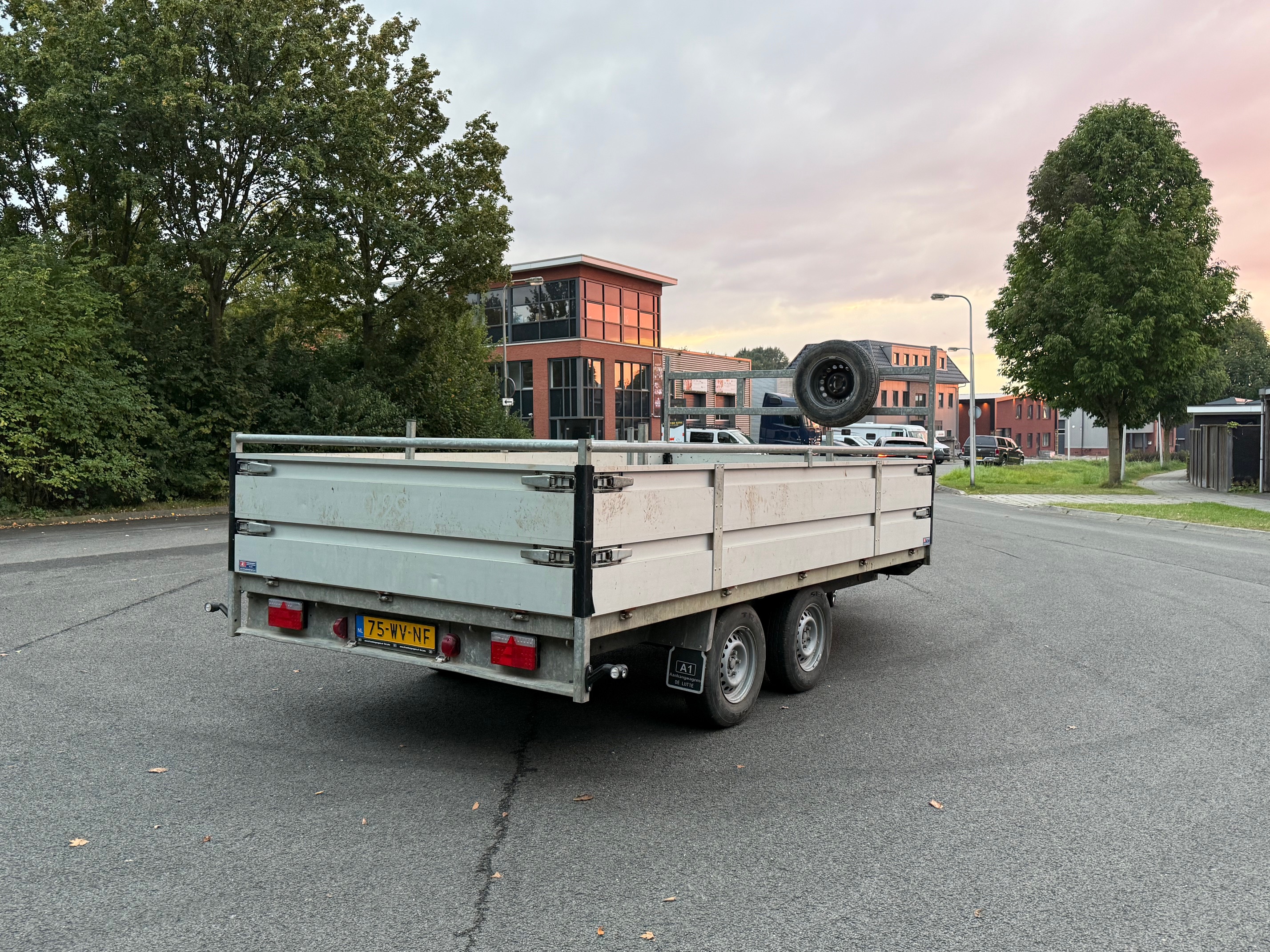 Henra Major dubbel-as plateauwagen | A1 Aanhangwagens