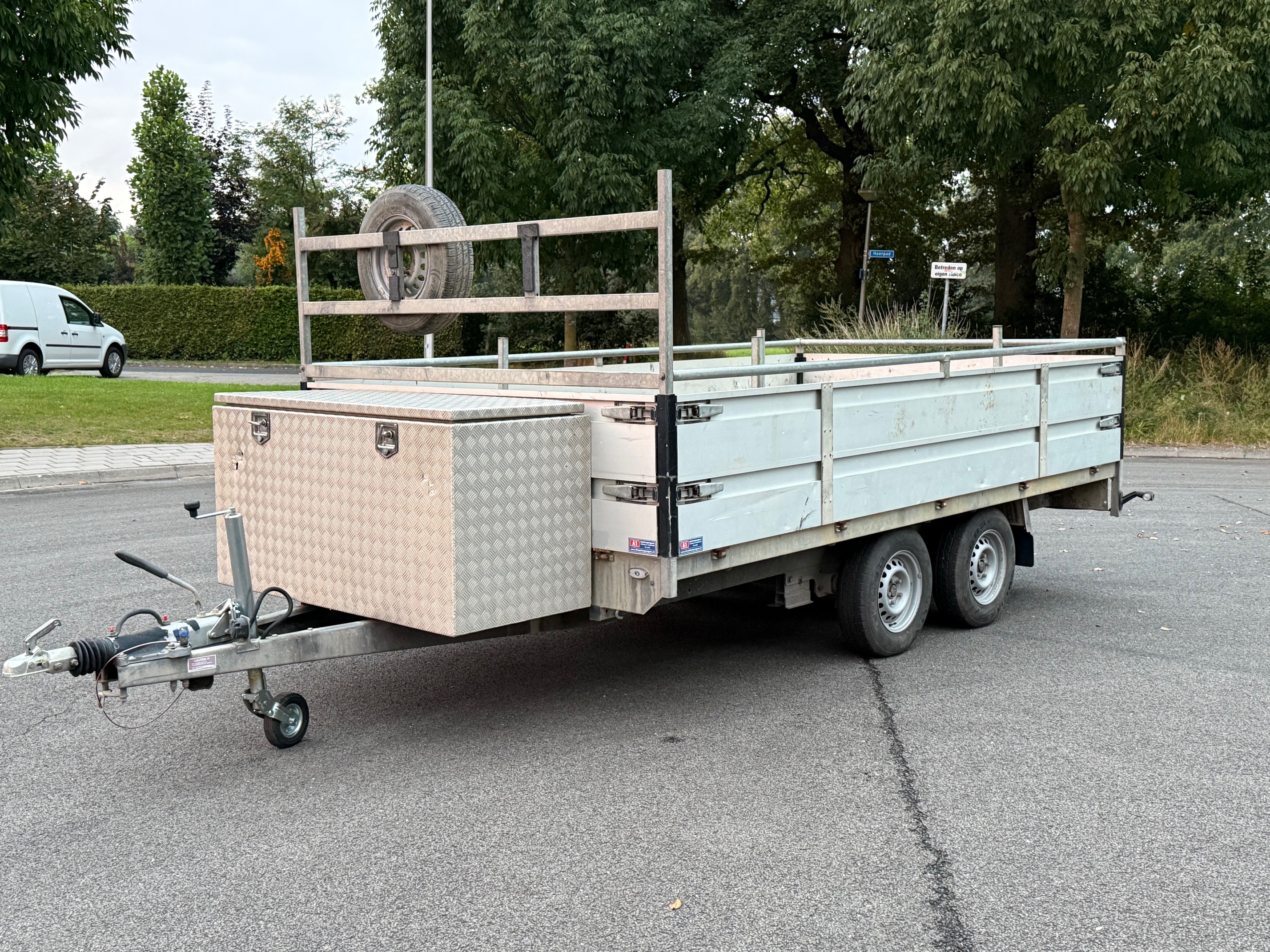 Henra Major dubbel-as plateauwagen | A1 Aanhangwagens